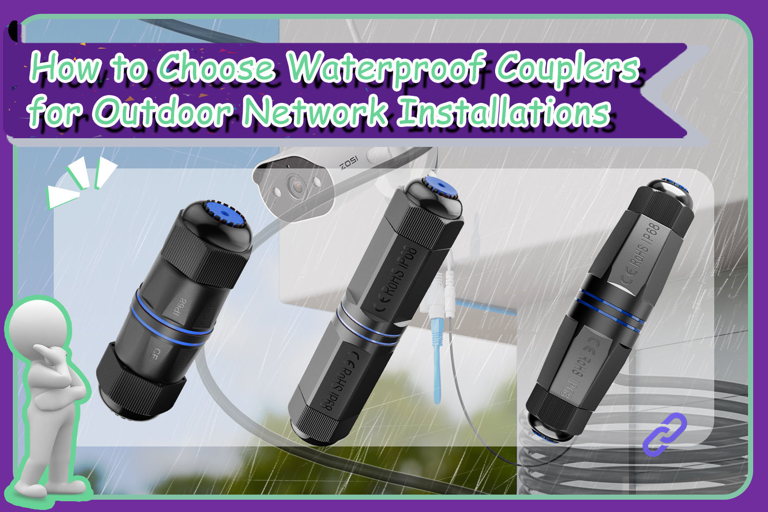 How to Choose Waterproof Couplers for Outdoor Network Installations ...
