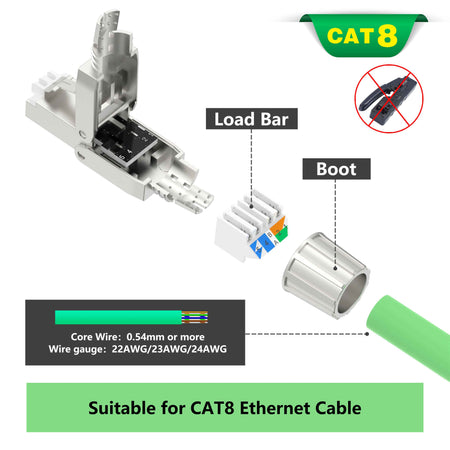 RJ45 CAT8 Plug VCELINK