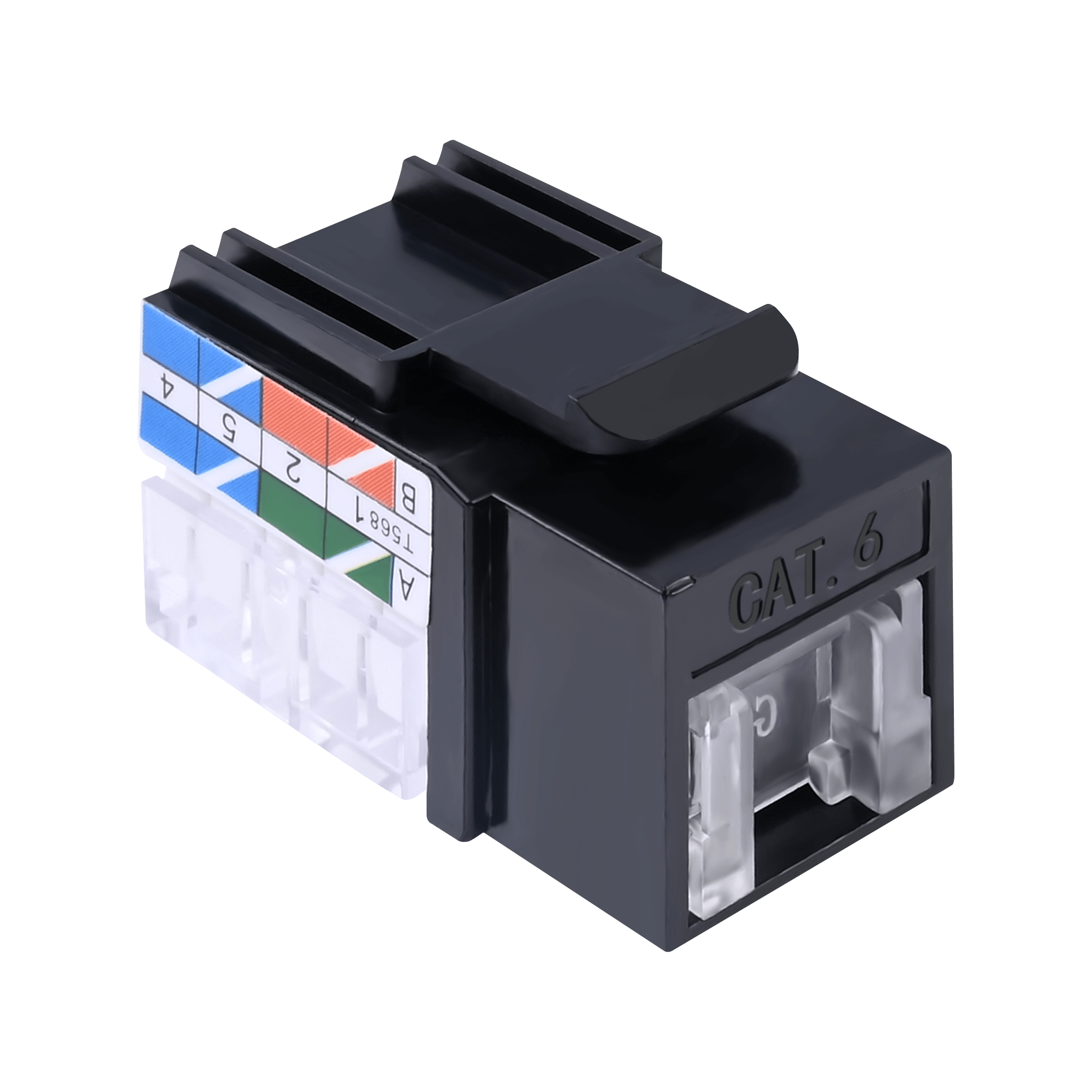 Cat6 Unshielded Keystone Jack with Integrated Dust Cover VCELINK