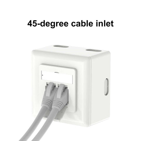 German Ethernet Faceplate With CAT6A Insert VCELINK