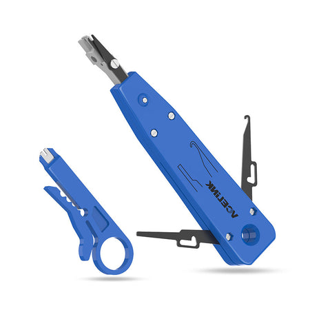 Krone Punch Down Tool with Cat 6 Wire Stripper VCELINK