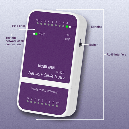 RJ45 LAN Tester VCELINK
