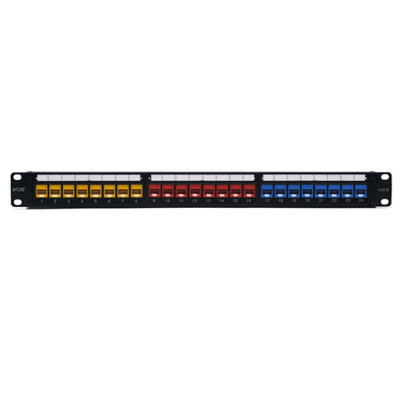 Rack Mount Patch Panel with Keystone Coupler VCELINK